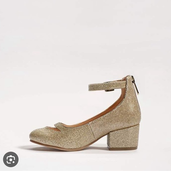 Sam Edelman | Shoes | Girls Sam Edelman Evelyn Betty Gold Glitter Pumps ...